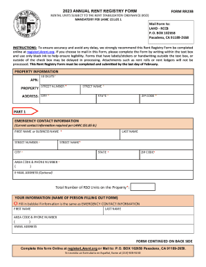 Fillable Online Rent Registry Blank Fillable Form Fax Email Print ...
