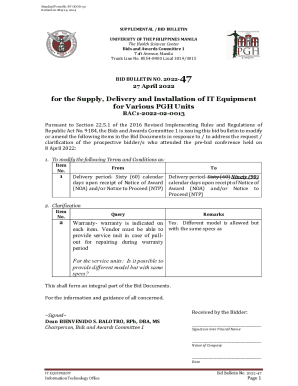 Fillable Online bidsandawards upm edu permanent mission of the republic of the philippines to ...