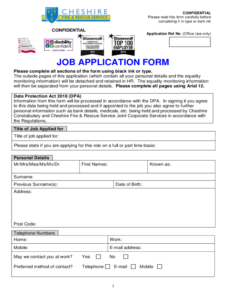 Fillable Online 9 tips for completing job application forms - MyFuture Fax Email Print - pdfFiller