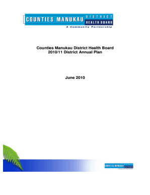 Fillable Online Counties Manukau District Health Board Sample Clauses ...