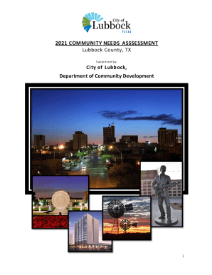 Fillable Online Community Status Report - Lubbock Area United Way Fax ...