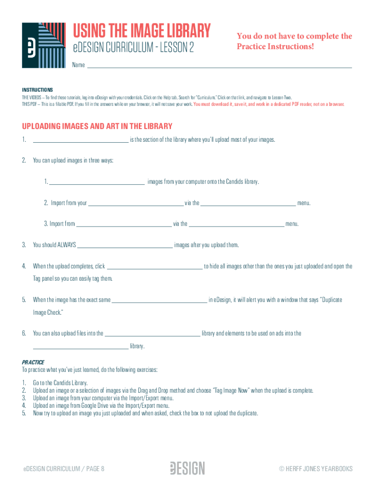 Fillable Online Lesson 2: Part A, Using the Image Library - YouTube Fax Email Print - pdfFiller