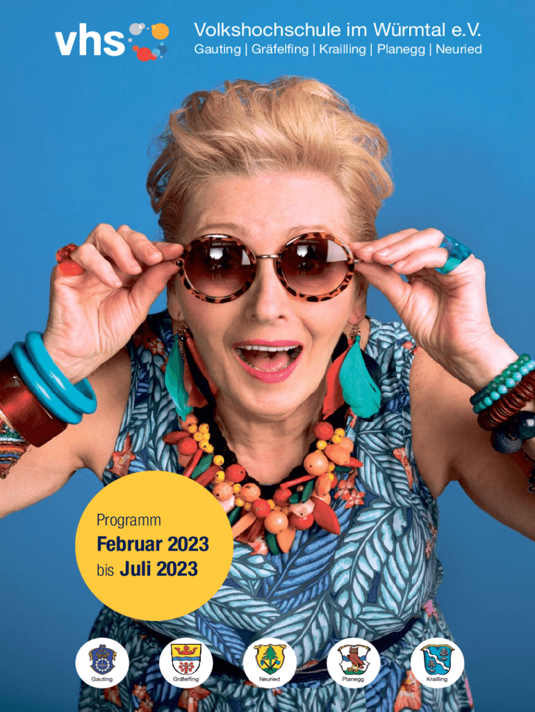 Fillable Online vhs im Wrmtal: vhs Wrmtal - vhs Kurse online buchen Fax ...