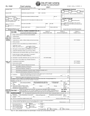 Fillable Online EL-1040 Fax Email Print - pdfFiller