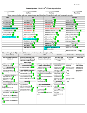 Fillable Online 2022 10th -12th Grade Registration Form Fax Email Print ...