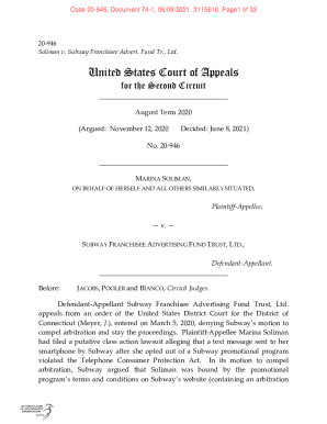 Fillable Online library nclc Ad Says: Terms and Conditions Apply, Second Circuit Says Fax Email ...