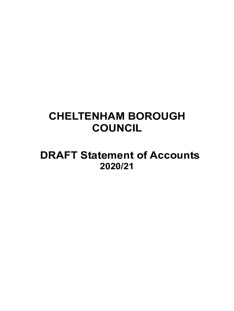 Fillable Online Draft Statement of AccountsBristol City Council Fax ...