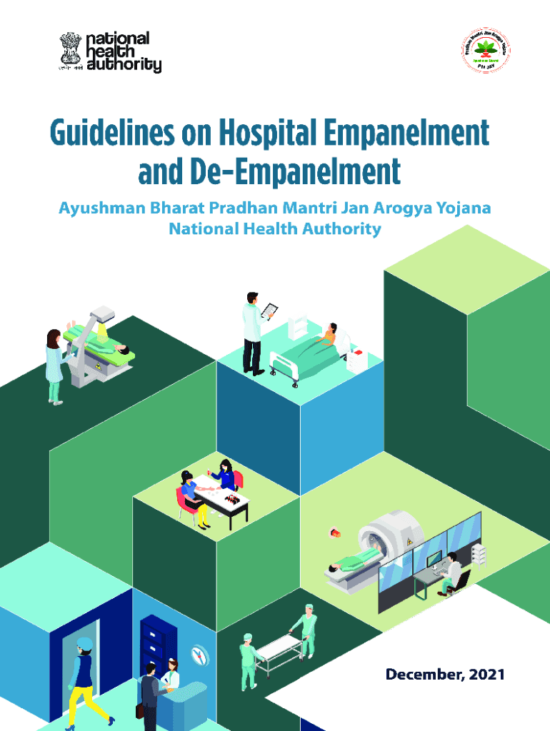 Fillable Online Guidelines on Hospital Empanelment and De Fax Email Print - pdfFiller