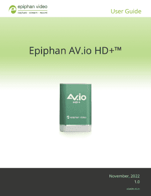 Fillable Online AV.io HD Review (Capture Card) - Flexibility at its ...