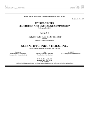 Fillable Online As filed with the Securities and Exchange Commission on ...