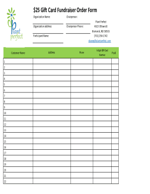 Fillable Online easter fundraiser gift card form 2023 - Plant Perfect ...