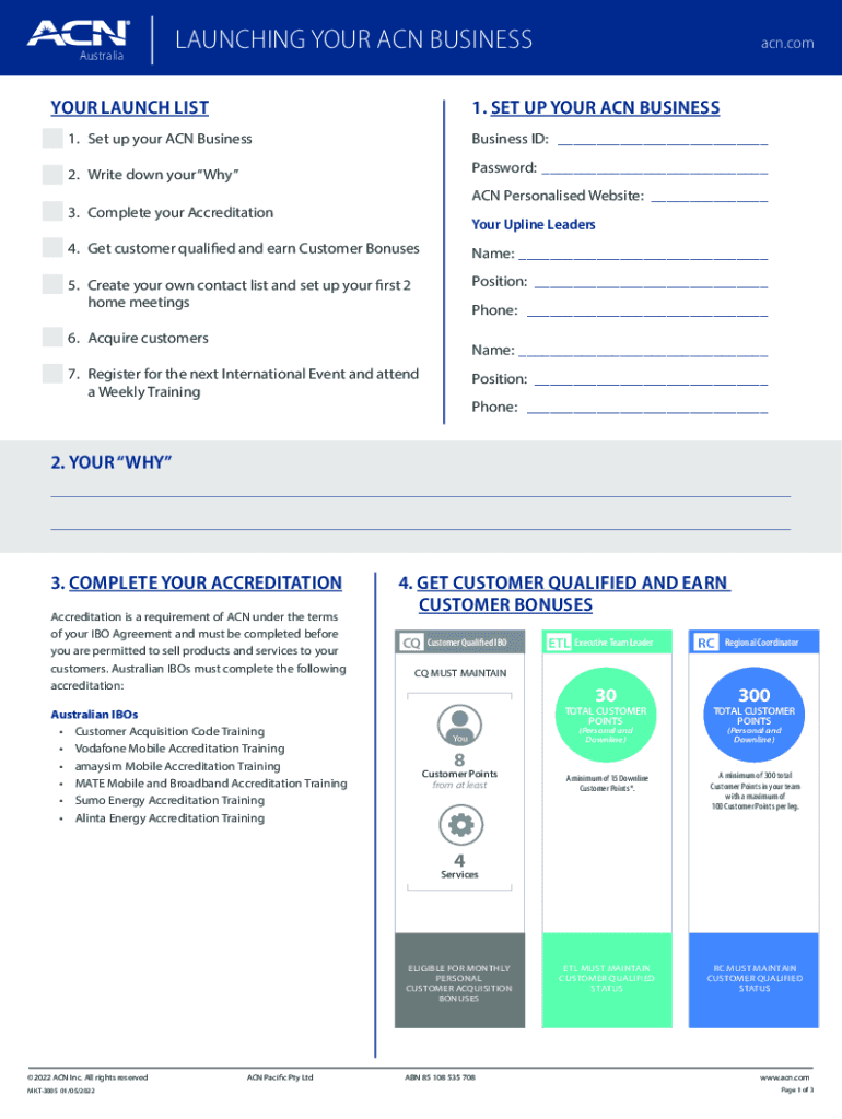 Fillable Online why do you need an Australian company number (ACN) Fax ...