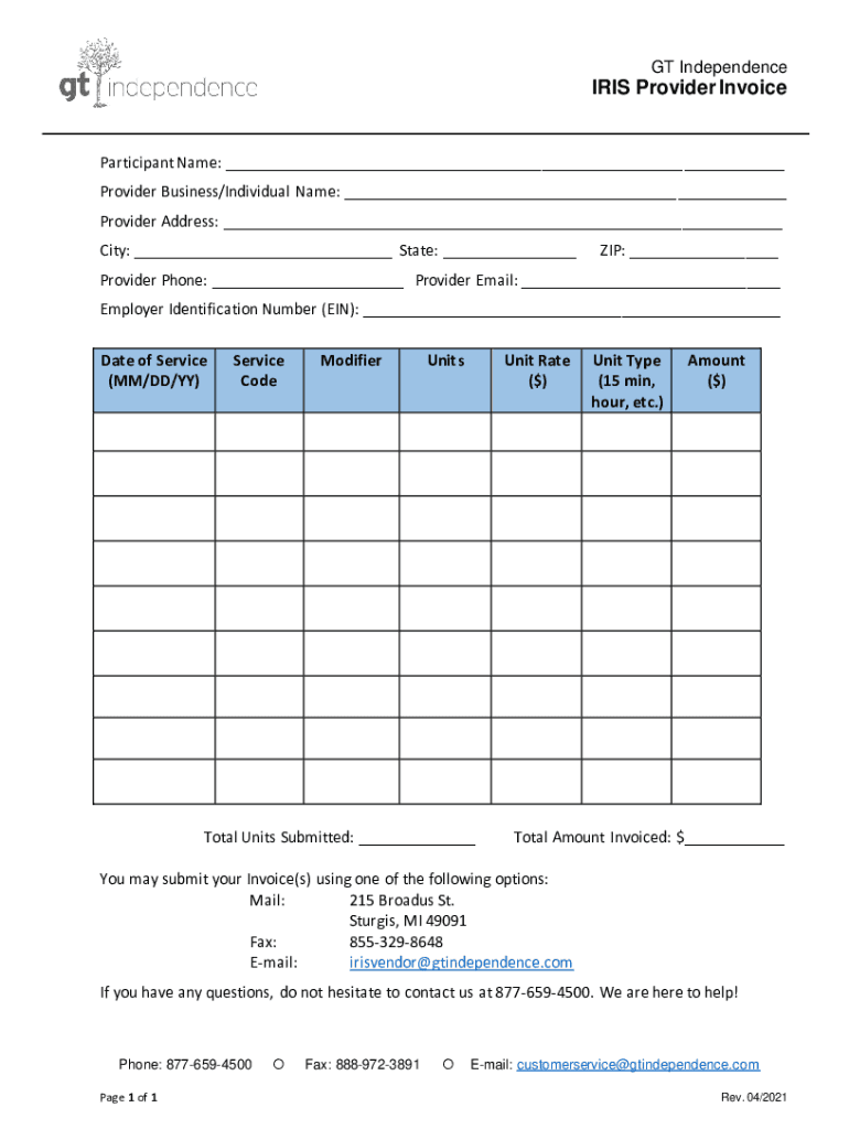 Fillable Online Helpful Forms and Packets for the IRIS Program Fax ...