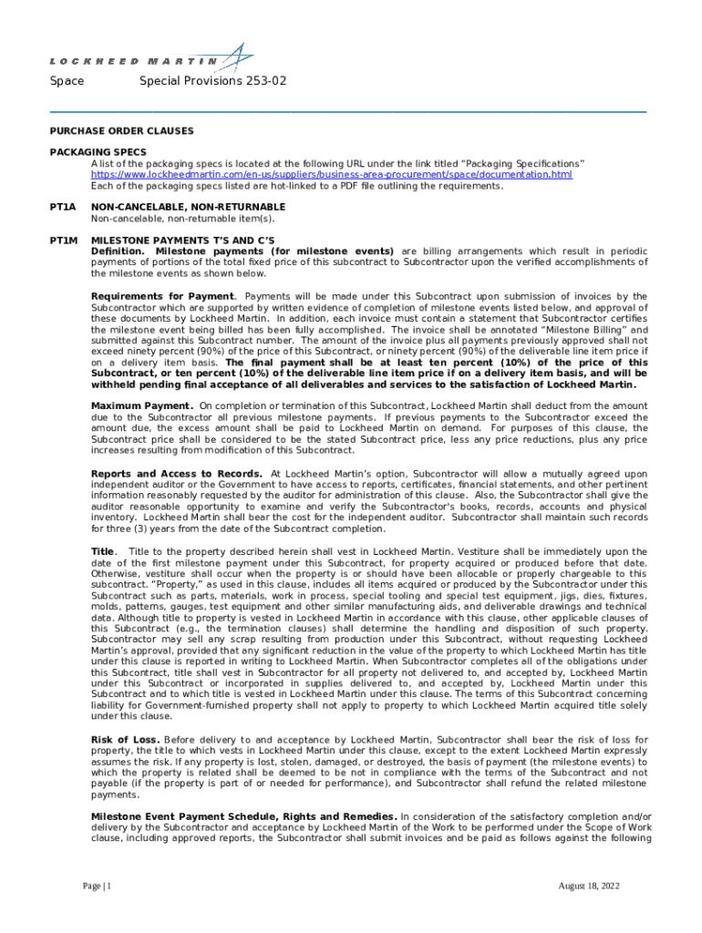 PACKAGING, LABELING AND SHIPPING ... - Lockheed Martin Doc Template ...