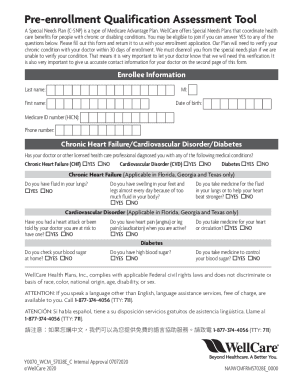 Fillable Online Chronic Condition Special Needs Plans (C-SNPs) - CMS ...