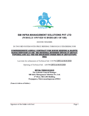 Fillable Online Service Level Agreement (SLA) to GeM tender gem/2021/b ...