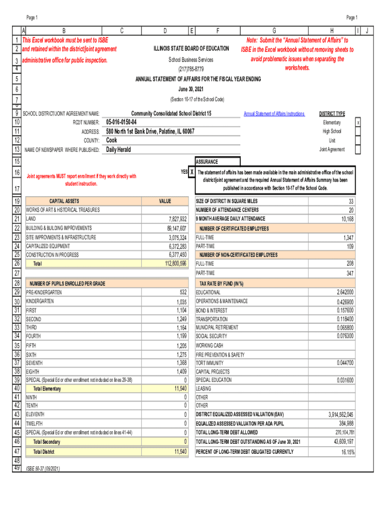 Fillable Online FY21 Annual Statement of Affairs Form.xlsx Fax Email Print - pdfFiller