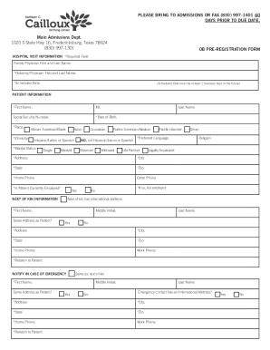 Fillable Online please return completed form to admissions Fax Email ...