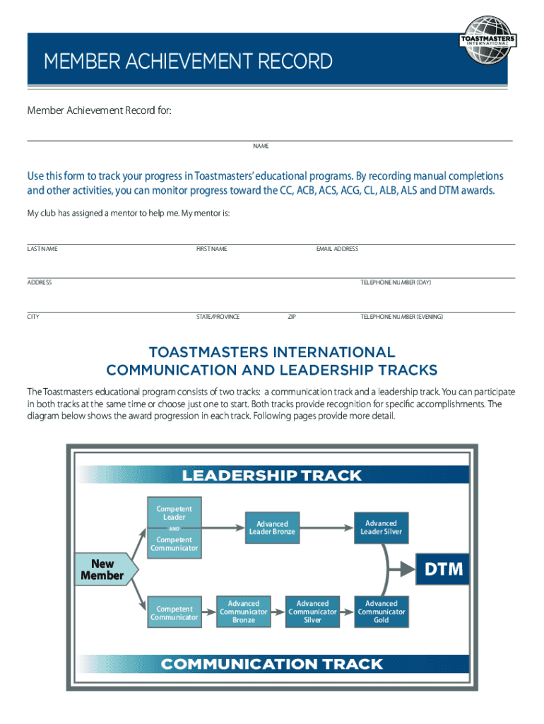 Fillable Online Parker Toastmasters - When You Are the Secretary Fax ...