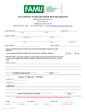 Fillable Online APPLICATION FOR REFUND OF TUITION AND FEES FORM Fax ...