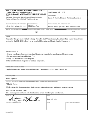 Fillable Online District Forms and DocumentsEscambia County Schools Fax ...