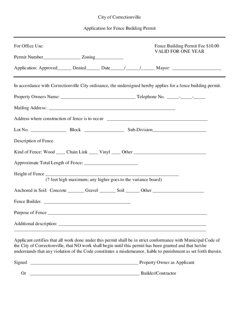 Fillable Online Application for Building PermitRM of Loreburn No 254 ...