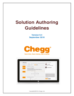 Fillable Online Chegg Solution Authoring Guidelines V9.4 - PDFCOFFEE ...