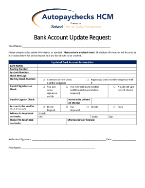 Fillable Online Direct Deposit/Payment Authorization Form Fax Email Print - pdfFiller