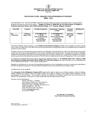 Fillable Online GUIDELINES ON THE SALE OF BIDDING DOCUMENTS Fax Email ...