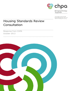 Fillable Online Housing Standards Review Consultation Fax Email Print ...