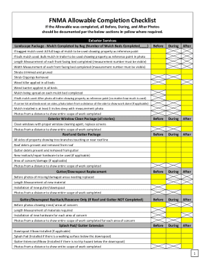 Fillable Online FNMA Allowable Completion Checklist - Safeguard ...
