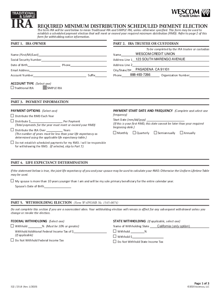 Fillable Online Differences Between a Traditional IRA & a SIMPLE IRA ...