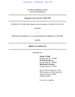 Fillable Online in the supreme court of georgia Fax Email Print - pdfFiller