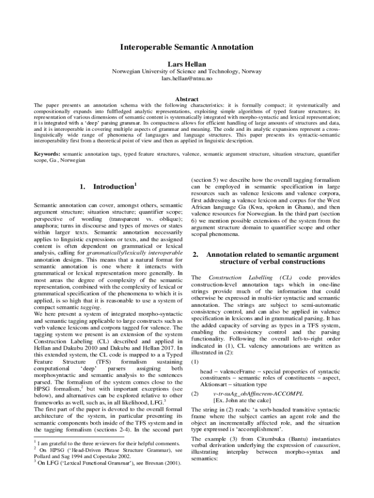 Fillable Online sigsem uvt Towards modeling the semantics of calendar expressions as ... Fax ...