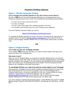 Fillable Online Set up Auto Pay for monthly bill discounts FAQs ...