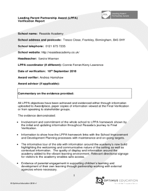 Fillable Online The Federation is working towards the LPPA award!! Fax ...