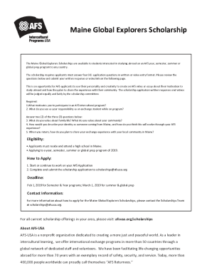 Fillable Online AFS-USA Fact Sheet Fax Email Print - pdfFiller