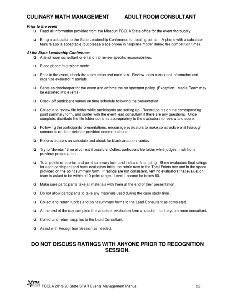 Fillable Online Applied Math for Culinary Management Sample Case Study ...