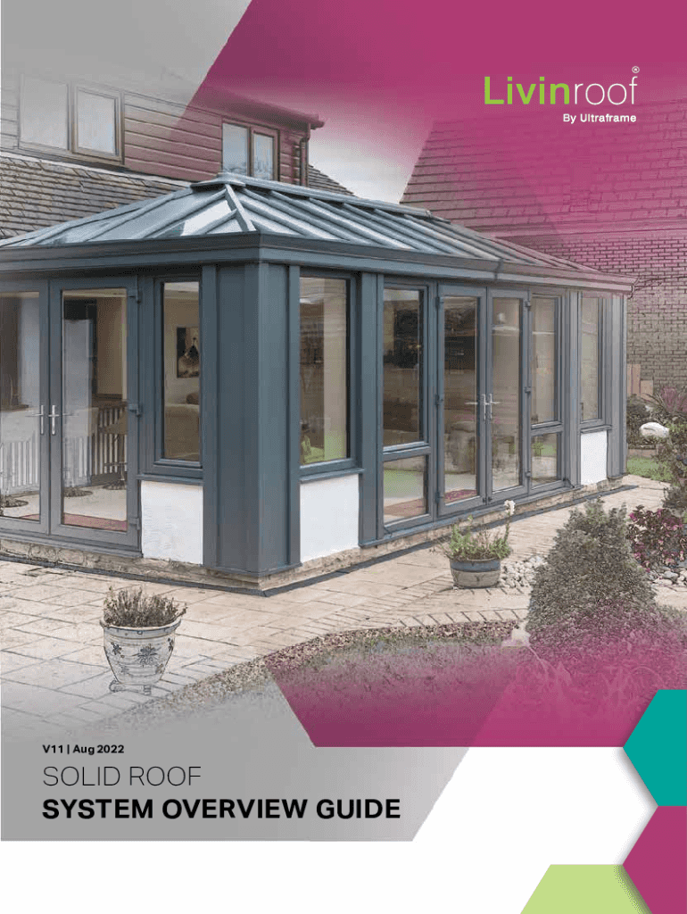 Fillable Online SOLID ROOF SYSTEM OVERVIEW GUIDE - Ultraframe Fax Email ...