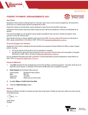 Fillable Online New round of payments rolled out to parents of school ...