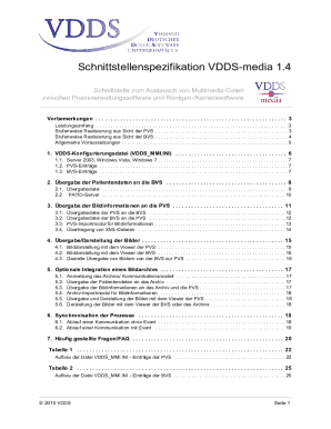 Fillable Online Schnittstellenspezifikation VDDS-media PDF Free ...