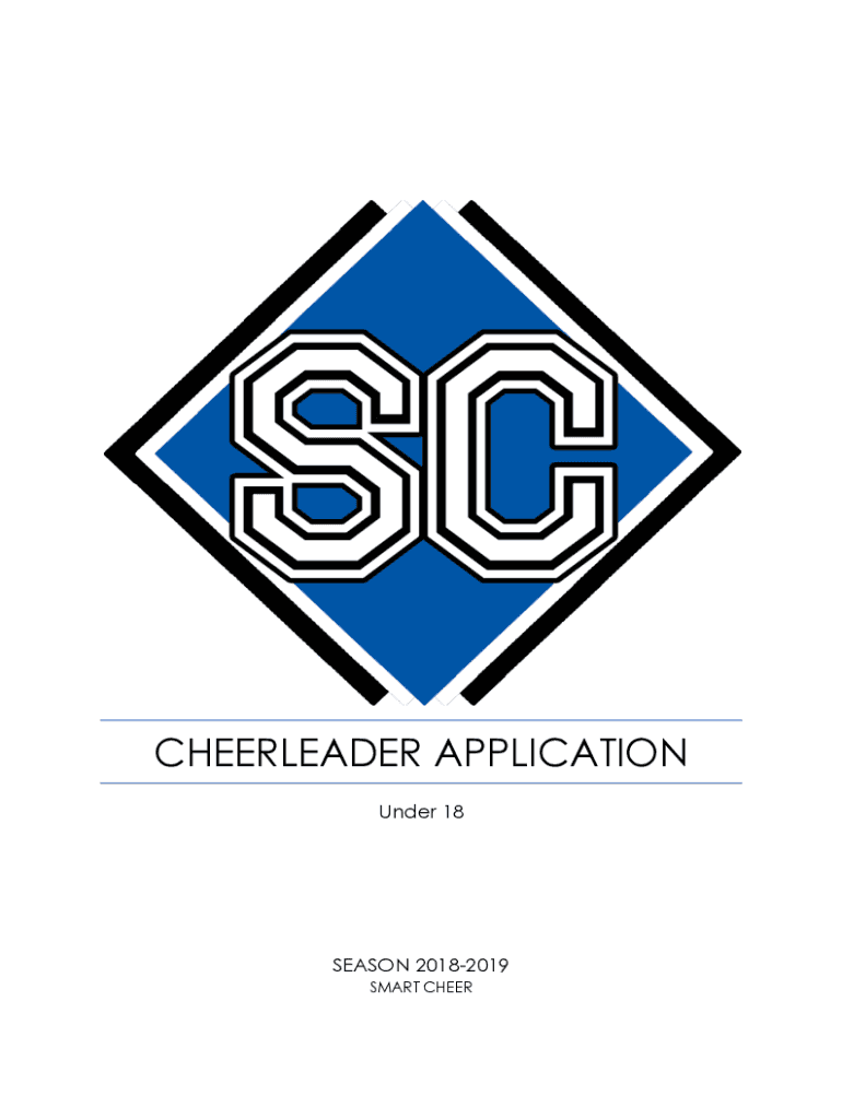 Fillable Online Under 18 New Cheerleader Application.docx Fax Email ...