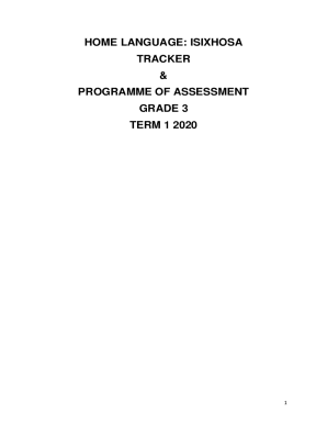 Fillable Online How to Say Tracker in Xhosa - In Different Languages ...