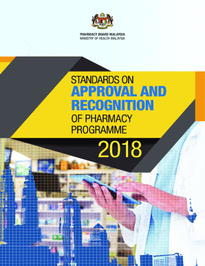 Fillable Online Guidelines on Approval and Recognition of A Pharmacy ...