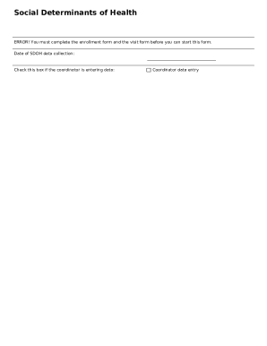 Fillable Online Acting on Social Determinants of Health Screening Data ...