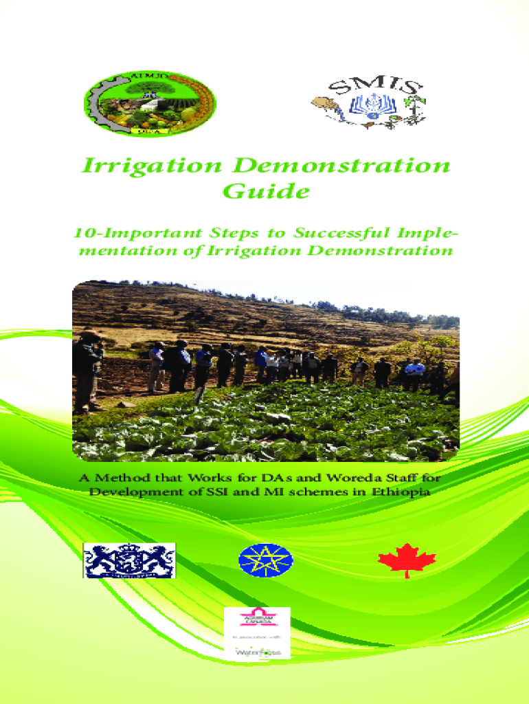 Fillable Online Small-Scale Irrigation Mapping (SSIM) as a tool for ...