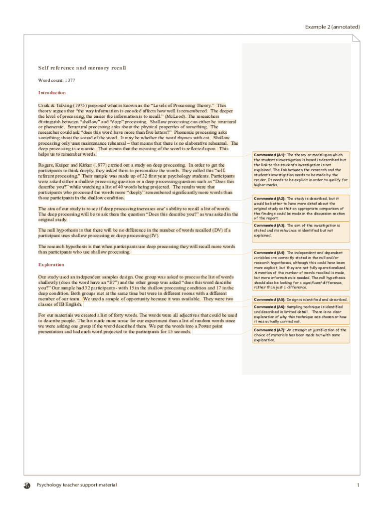Fillable Online examining the self-reference effect in healthy aging ...