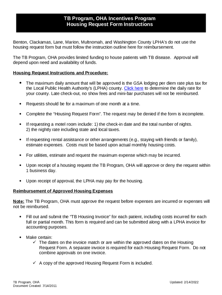 TB Control Program DOT Incentive Money Reimbursement Doc Template ...