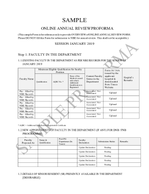 Fillable Online SAMPLE ANNUAL REVIEW FORM-converted (1) Fax Email Print ...