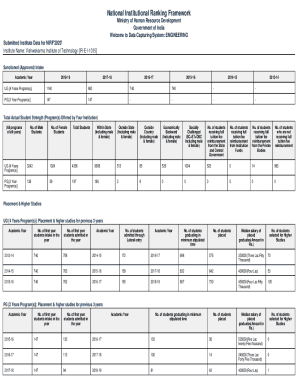 Fillable Online National Institutional Ranking Framework - NIT Rourkela ...